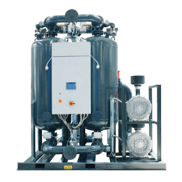 Desiccant compressed air dryer - MBP series - Drytec - externally heated