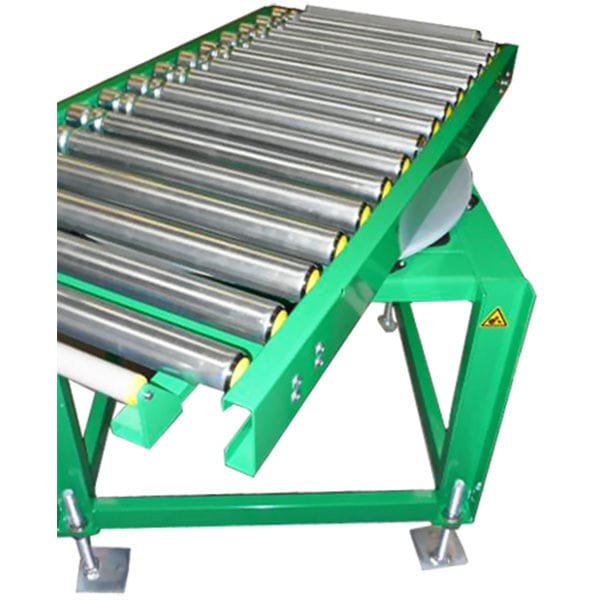Motor-driven turntable - ERIMEC MANUTENTION - with roller conveyor