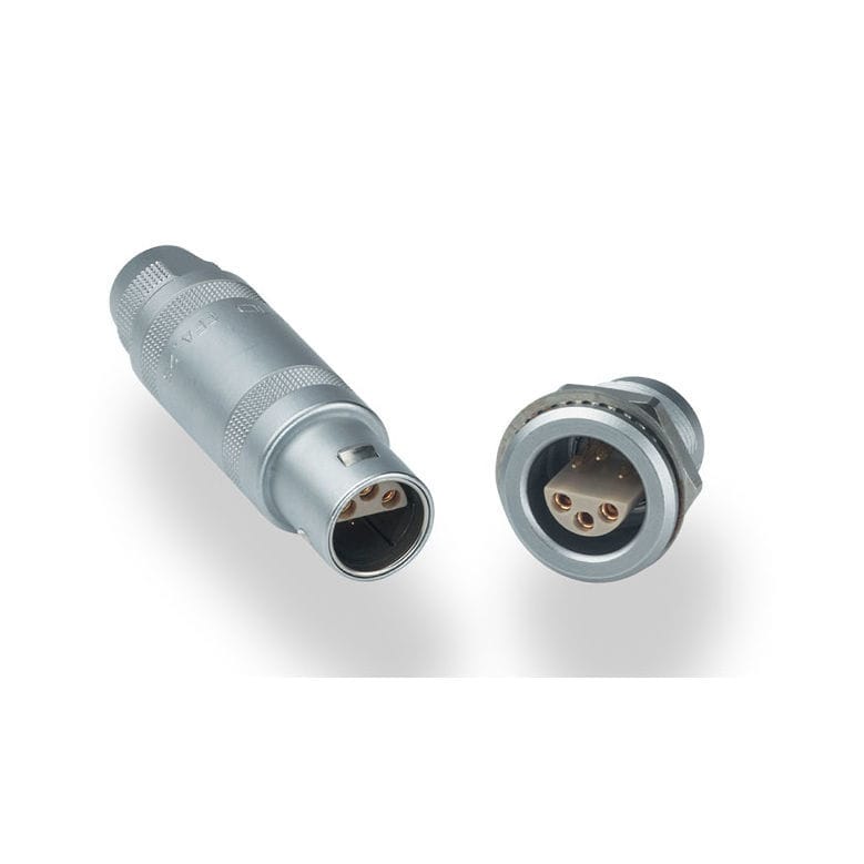 Data connector - S Series - LEMO - coaxial / triaxial / push-pull