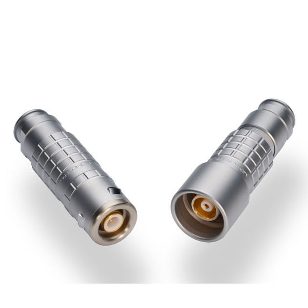 Watertight connector - 4E Series - LEMO - RF / triaxial / push-pull
