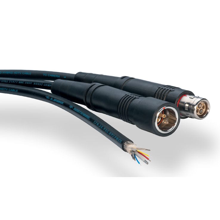 Hybrid electrical cable - SMPTE ARIB - LEMO - armored