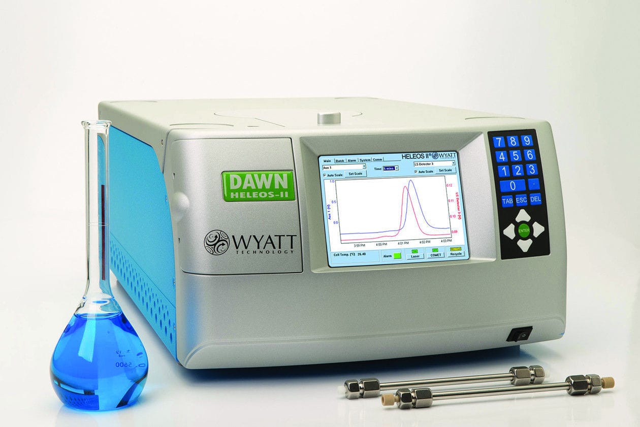 Evaporative light scattering macromolecular characterization instrument ...