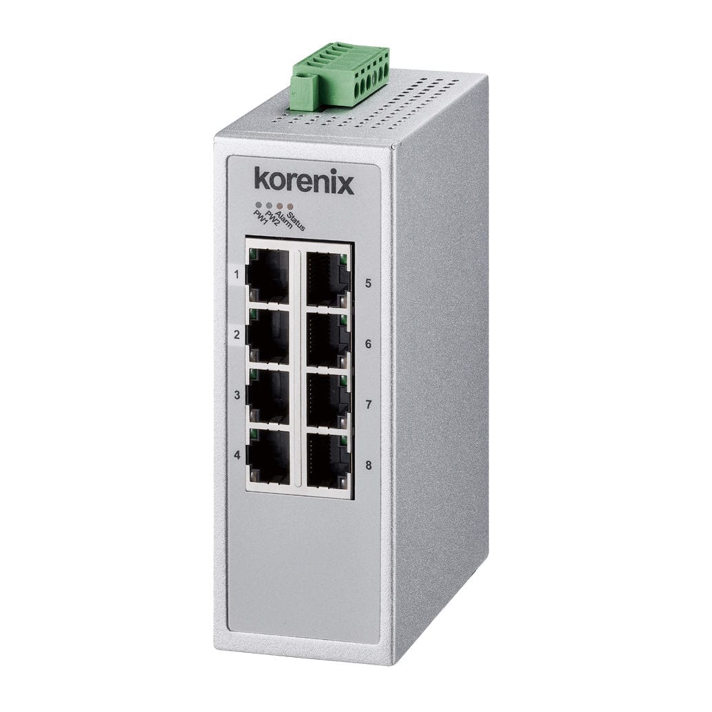 Managed ethernet switch - JetLink 2108 - Korenix Technology - 8 ports ...
