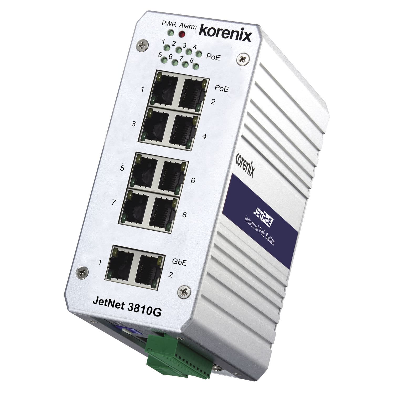 Booster ethernet switch - JetNet 3810G V2 - Korenix Technology ...