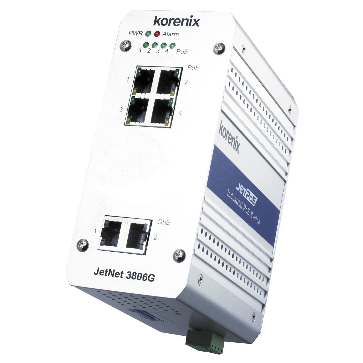 Booster ethernet switch - JetNet 3806G - Korenix Technology - unmanaged ...
