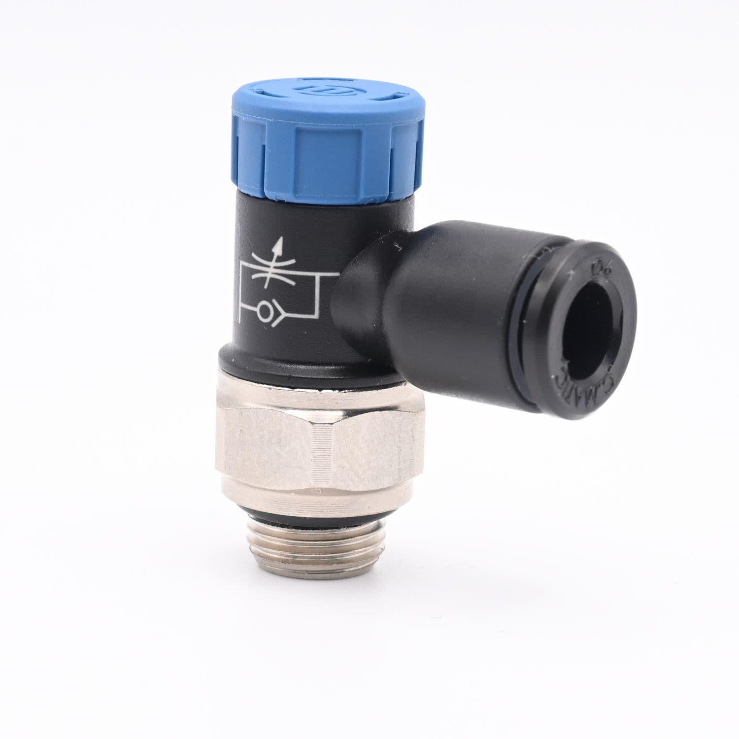 Pneumatic fitting - MV12 - C.Matic S.p.A. - push-in / push-to-lock / elbow