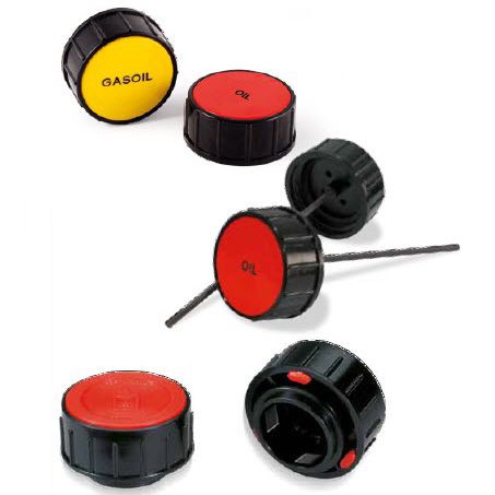 Round plug - TF - TFA - NYPO-24 - Miselli - threaded / female / plastic