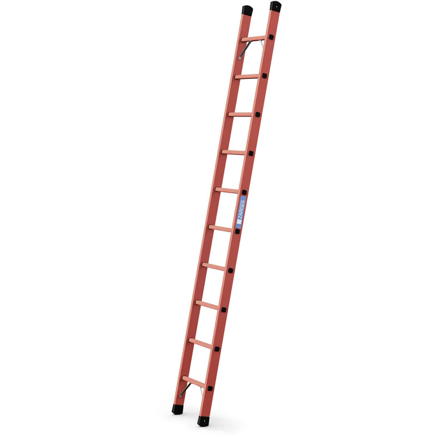 Fiberglass ladder - EFA L - ZARGES - single / for electrical cables