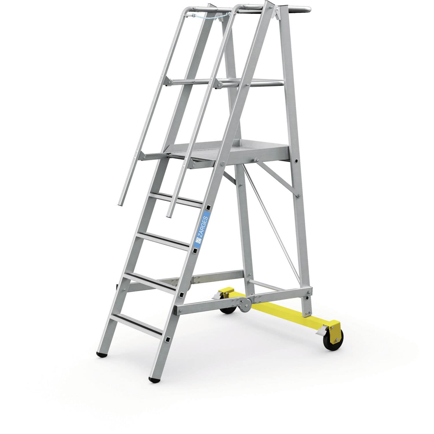 Aluminum ladder - ZAP Safemaster Plus S Series - ZARGES - folding ...