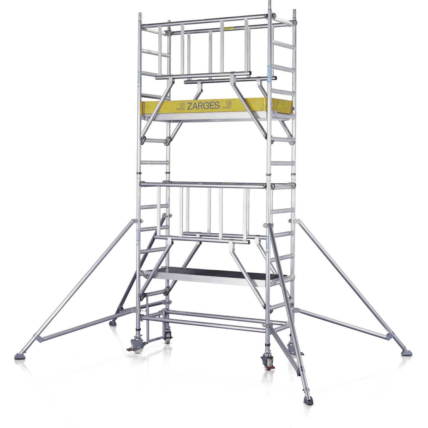 Mobile scaffolding tower - MultiTower S-PLUS 1T - ZARGES - facade / modular