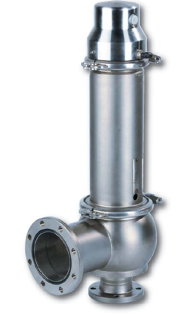Gas safety relief valve - VARIVENT® 488 series - GEA Tuchenhagen - plug