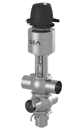 Milk valve - VARIVENT® D, B, R series - GEA Tuchenhagen - double-seat