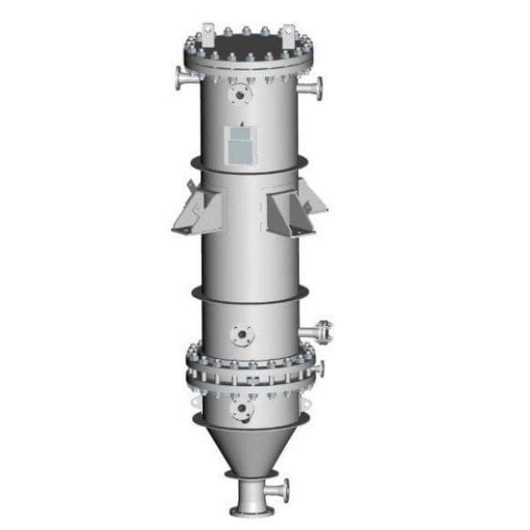 Liquid filter - Mott - stainless steel / backwash / for corrosive liquids
