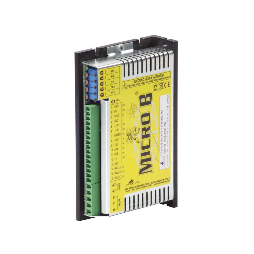 DC servo-drive - MICRO B (MCB) - AXOR INDUSTRIES - brushless / analog ...