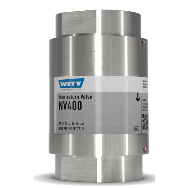 Gas non-return valve - 339-ES - WITT-Gasetechnik - threaded / safety ...
