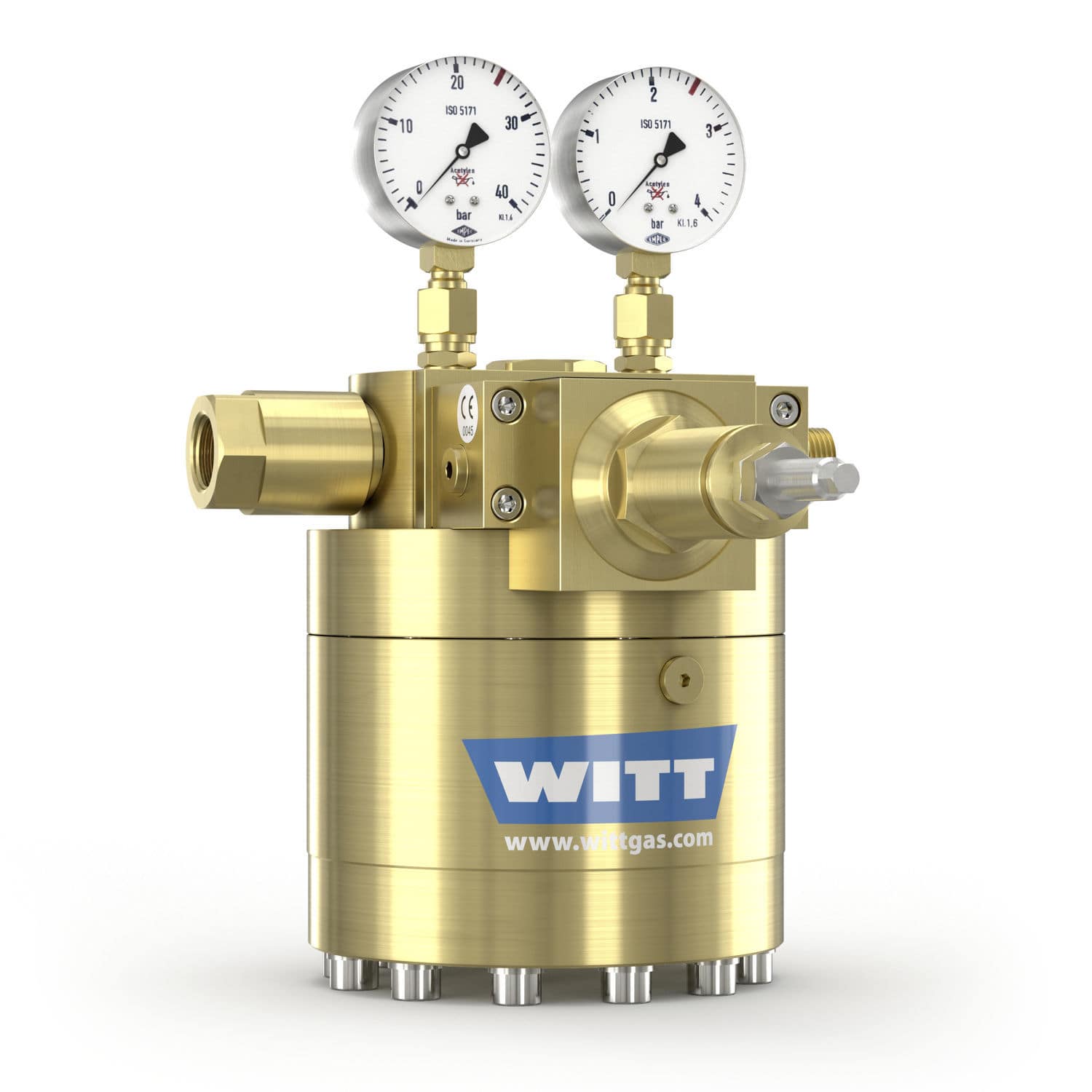 Acetylene pressure regulator - ADR 75 - WITT-Gasetechnik - dome-loaded ...