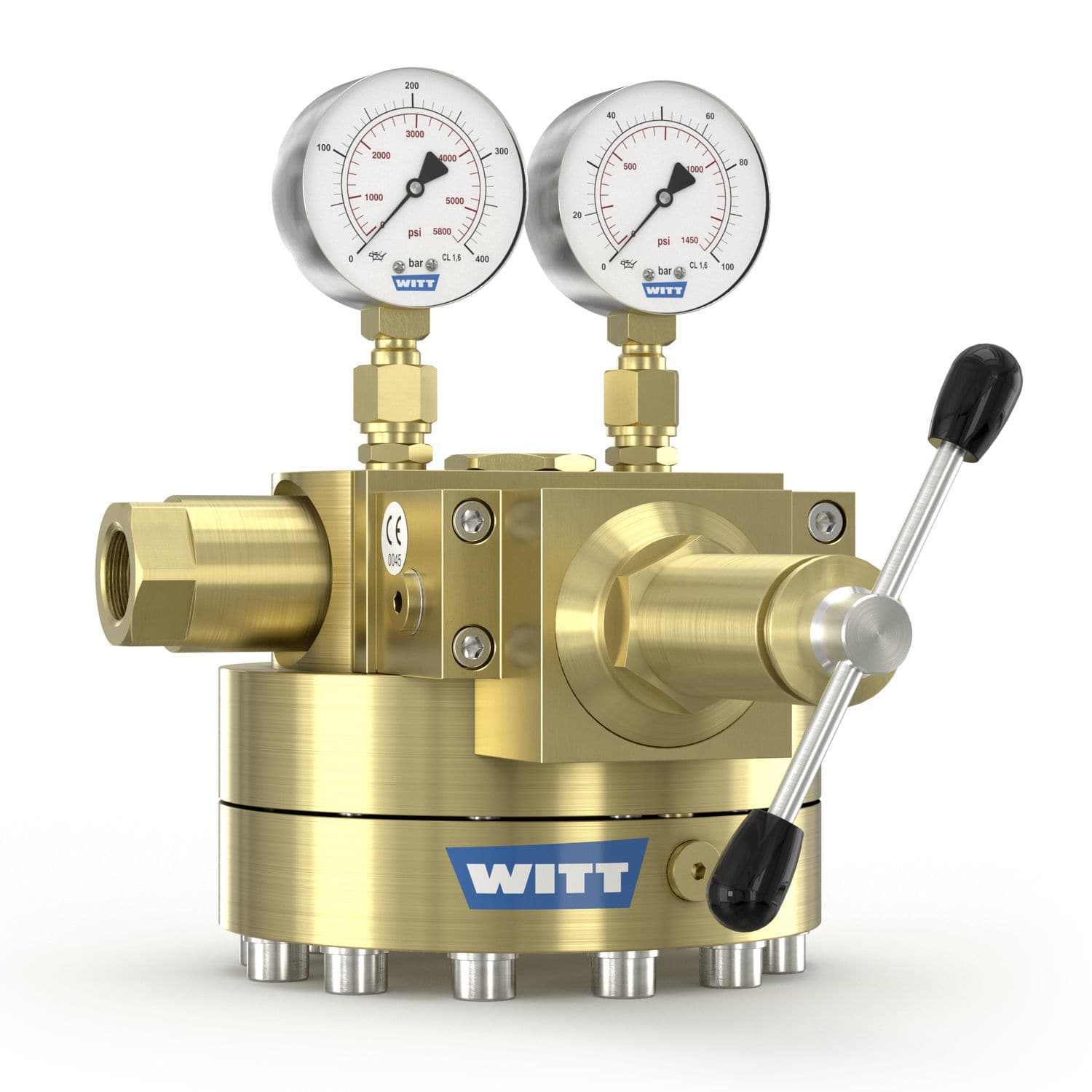 CO2 pressure regulator - 737LE-HD/S - WITT-Gasetechnik - dome-loaded ...