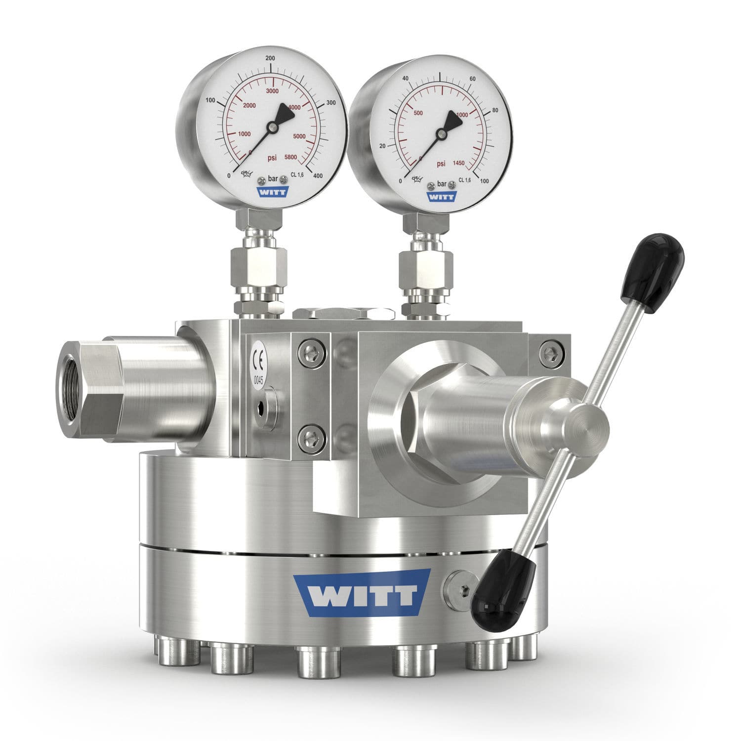 CO2 pressure regulator - 737LE-HD/S-ES - WITT-Gasetechnik - dome-loaded ...