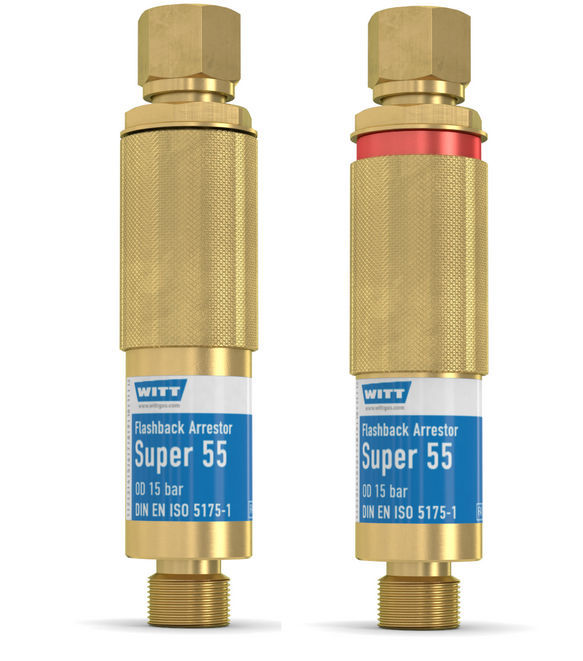 Cutting and welding flashback arrestor - Super 55 - WITT-Gasetechnik ...