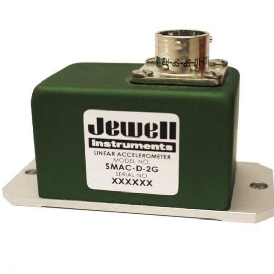 Single-axis accelerometer - SMA Series - Jewell Instruments - rugged / IP65