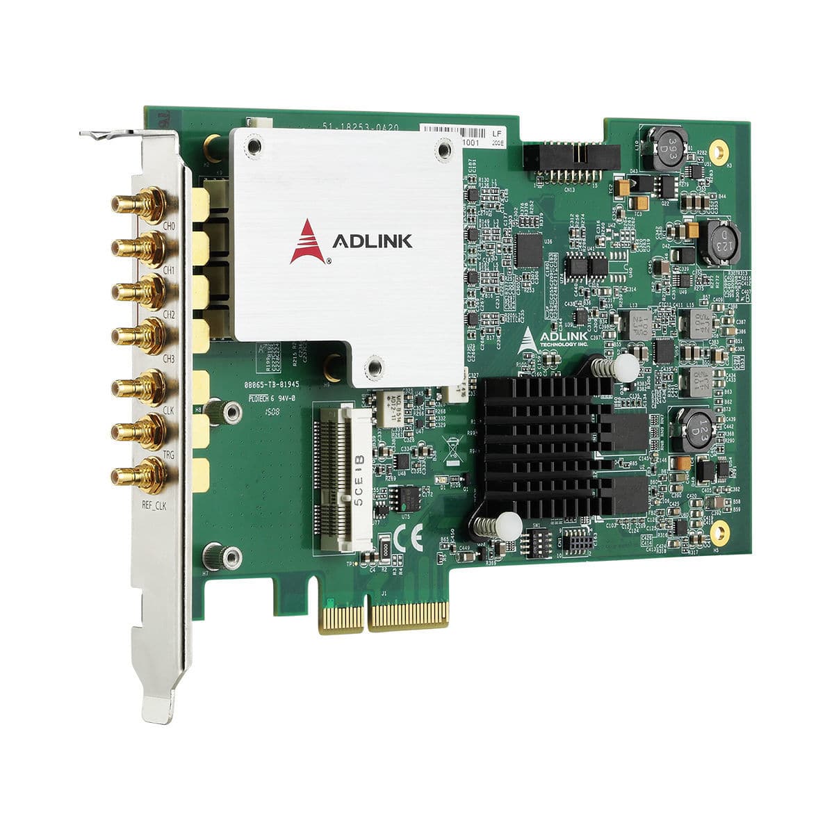 4-channel digitizer-oscilloscope - PCIe-9834 - ADLINK TECHNOLOGY - 16-bit / high-speed / PCI Express