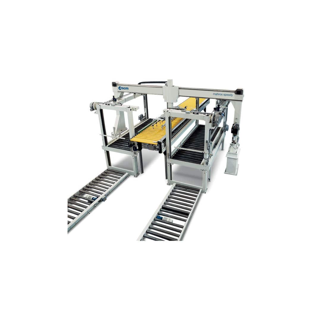 Feeder loading and unloading system - mahros speedy - SCM - for panels ...