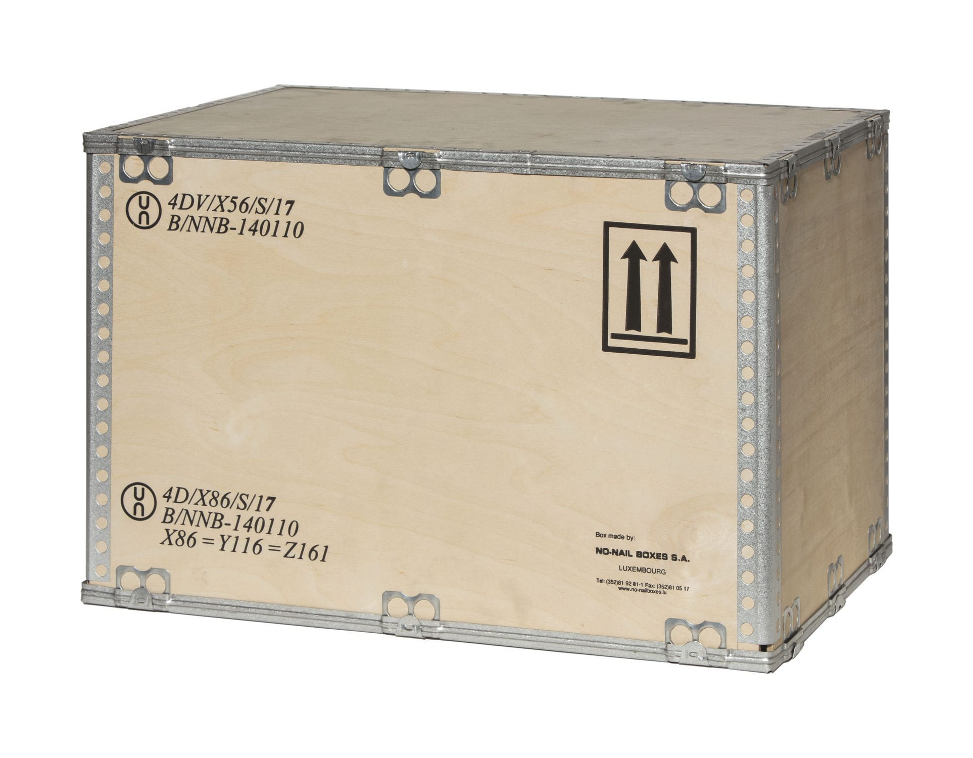 Transport crate / plywood / hazardous materials / for bottles - ISIBOX ...
