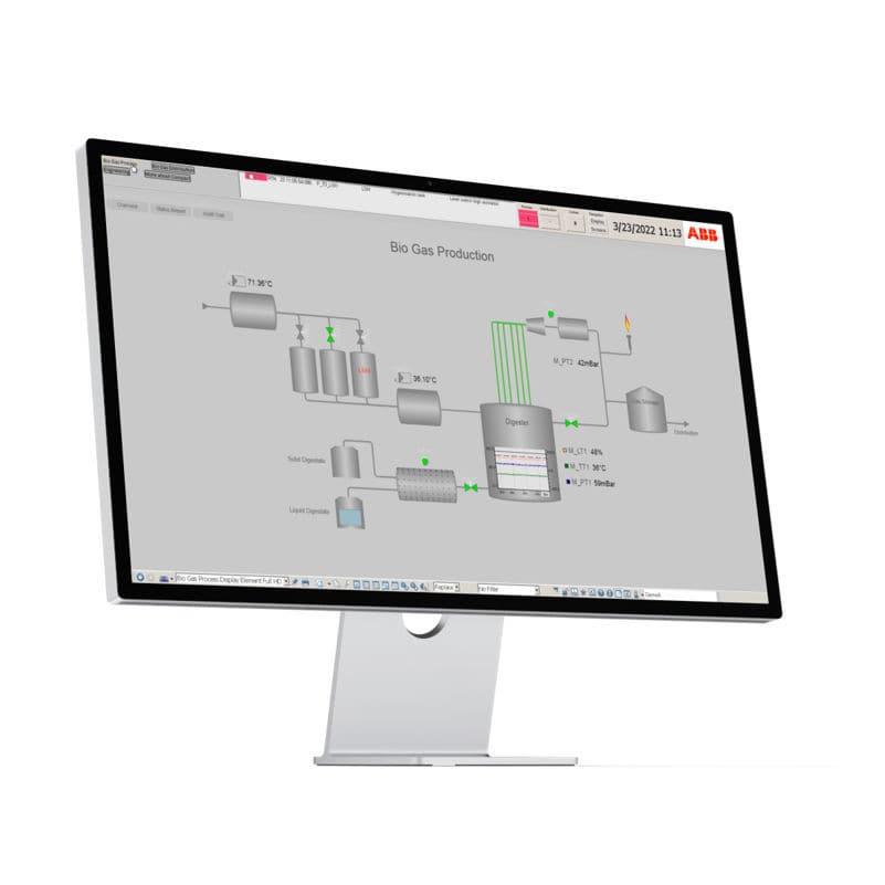 HMI with touch screen - ABB Control Systems - VESA mounting / Windows ...