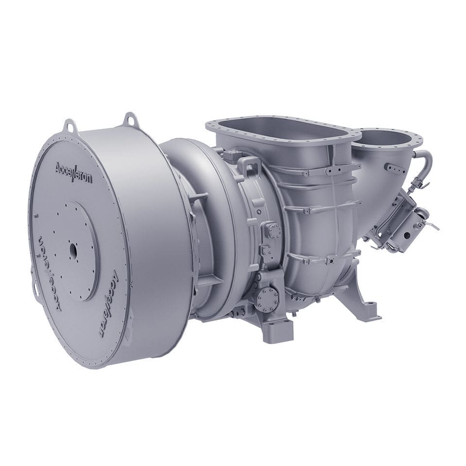 Compact turbocharger - ACCX300-L - Accelleron - for marine applications ...