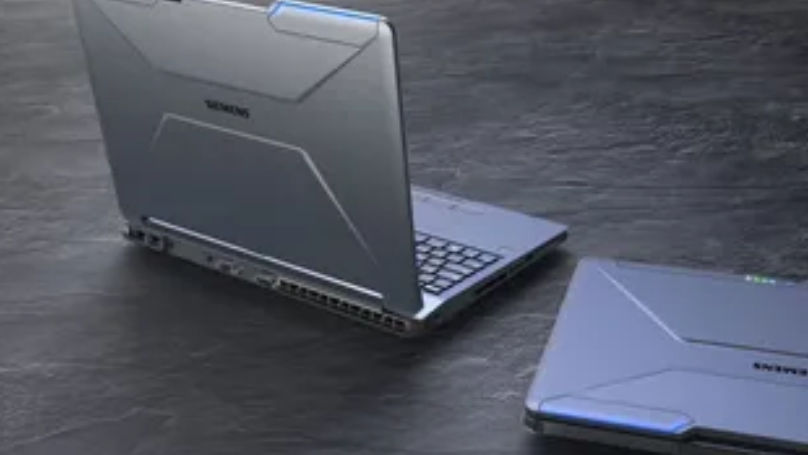 Abrasion-resistant notebook computer - SIMATIC IPC MD-57A - Siemens PC ...