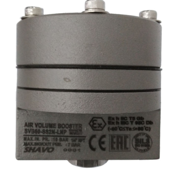 Volume pneumatic booster - VB60 - LGM ENGINEERING