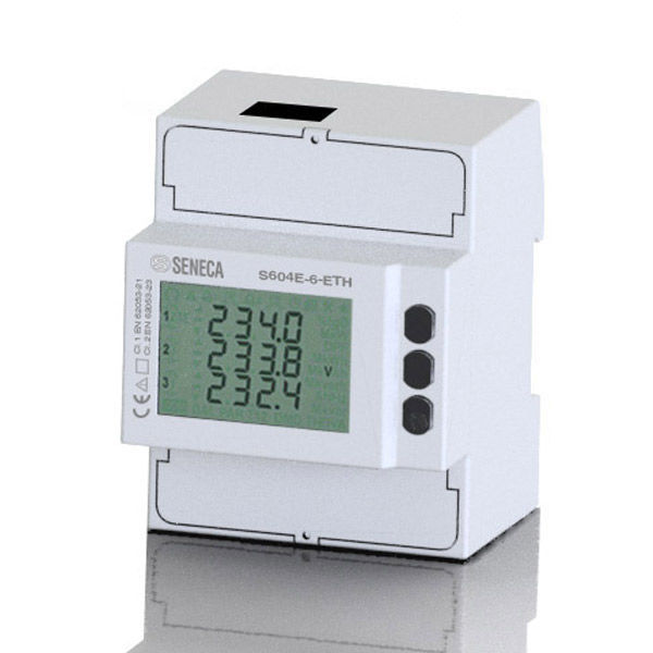 Three-phase power meter - S604E - SENECA | Automation Interfaces