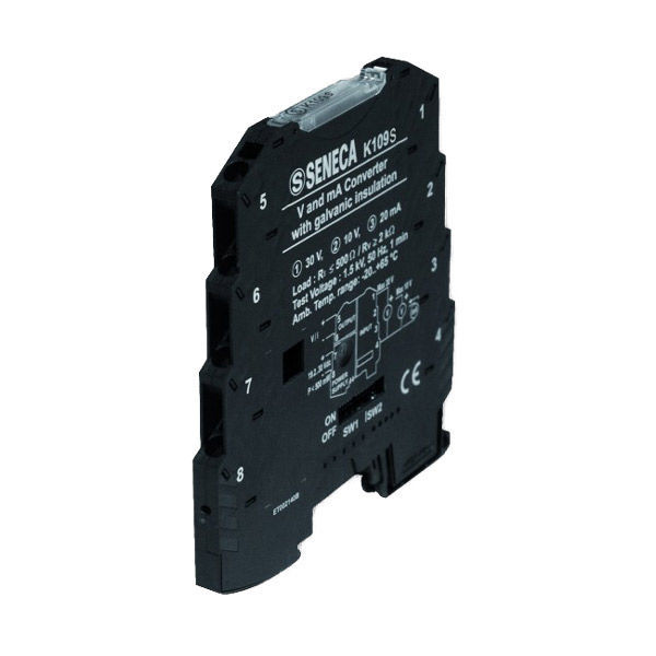 Signal converter - K109S - SENECA | AUTOMATION INTERFACES - 1 analog input / 4-20 mA / current loop