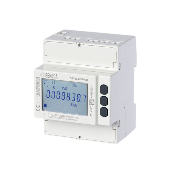 DIN rail power meter - S604B series - SENECA | AUTOMATION INTERFACES ...