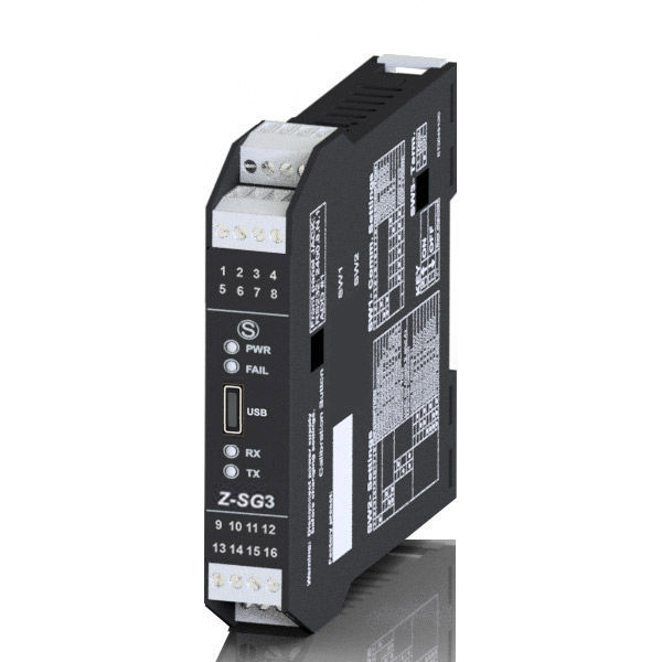 Analog input module - Z-SG3 - SENECA | AUTOMATION INTERFACES - Modbus RTU / for strain gauges ...