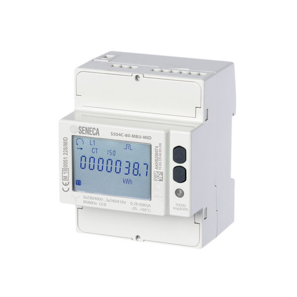 Three-phase electric energy meter - S504C-80 series - SENECA ...