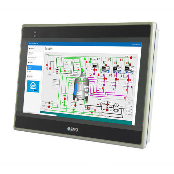 HMI with touch screen - VISUAL8E - SENECA | AUTOMATION INTERFACES ...