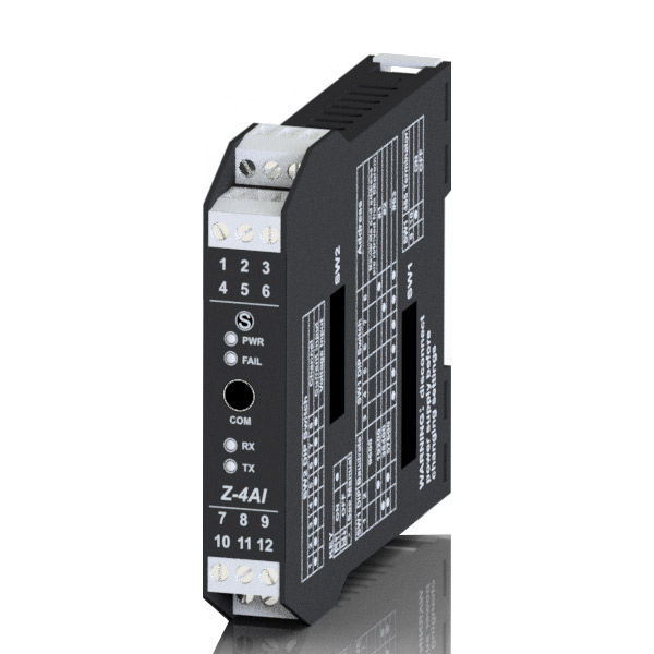 Analog input module - Z-4AI - SENECA | AUTOMATION INTERFACES - Modbus ...