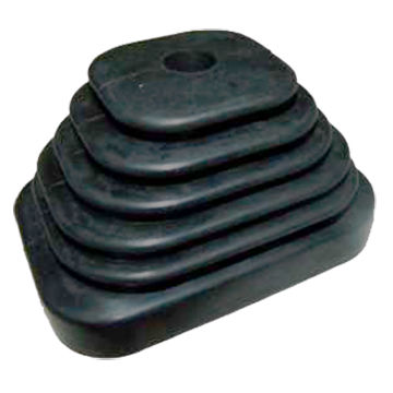 Molded bellows - Hennig - rectangular / rubber / oil-resistant