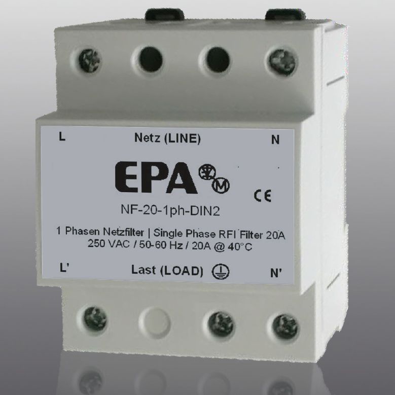 High-pass electronic filter - NF-1ph-DIN2, NF-1ph-DIN3 series - EPA ...