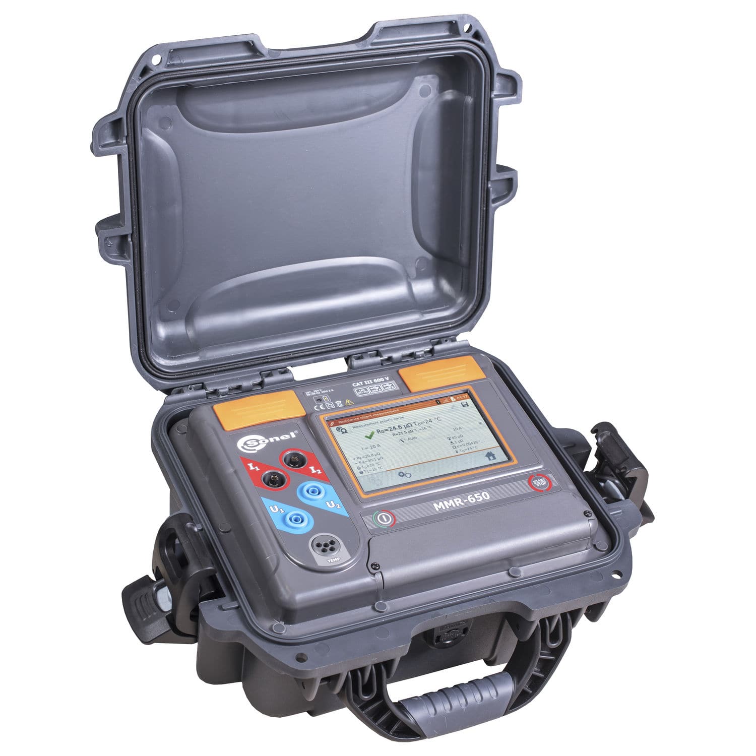 Digital microhmmeter - MMR-650 - Sonel SA - portable / low-resistance ...