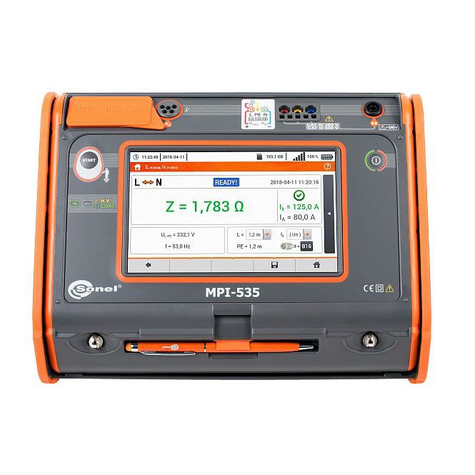 Electrical installation tester - MPI-535 - Sonel SA - leakage current ...