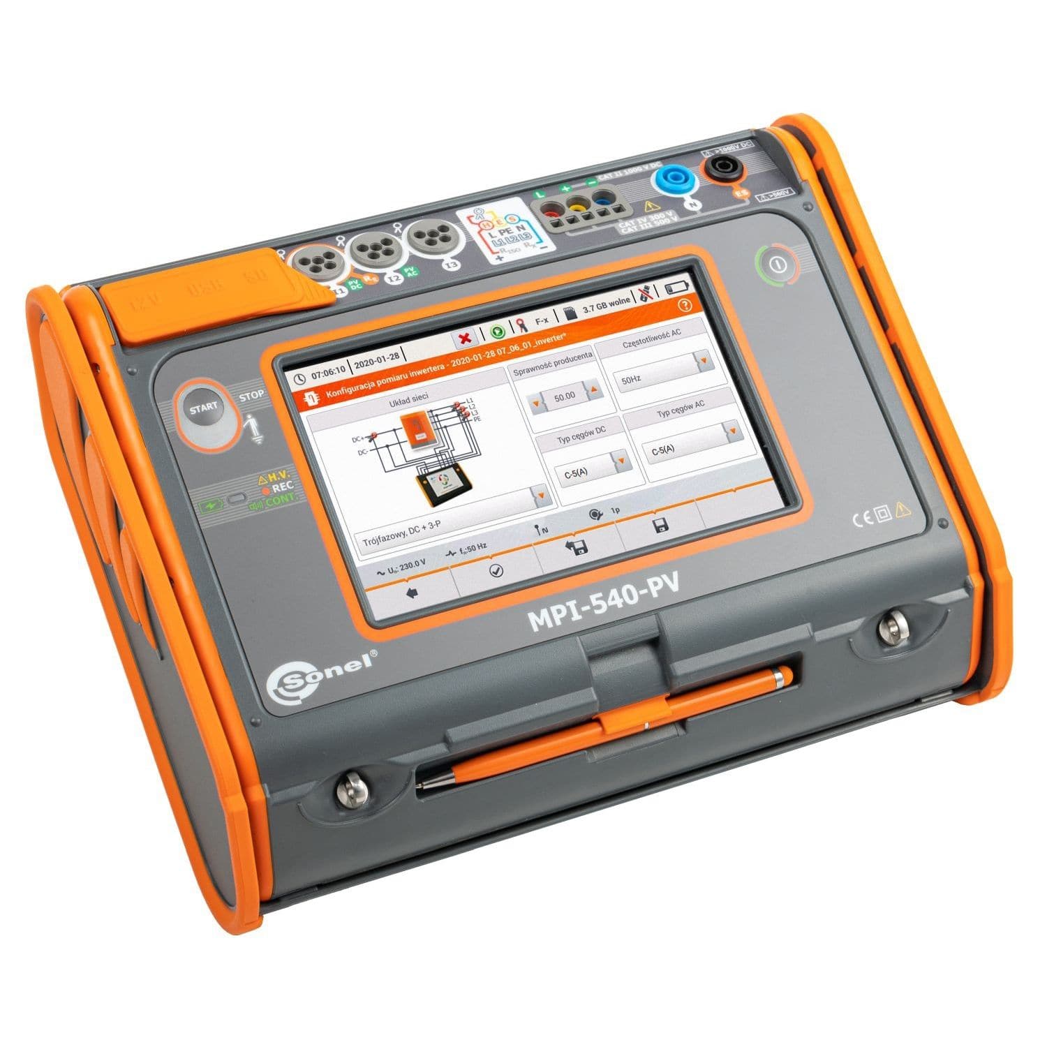 Electrical installation tester - MPI-540-PV - Sonel SA - voltage ...
