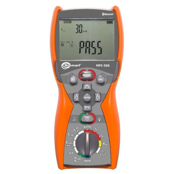 Electrical installation tester - MPI-506 - Sonel SA - insulation ...