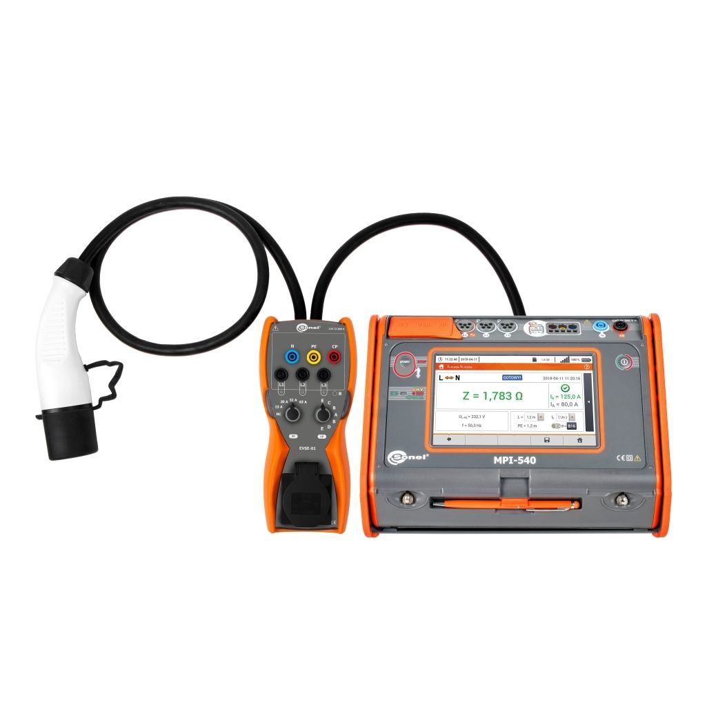 Electrical installation tester - MPI-540 + EVSE-01 - Sonel SA ...