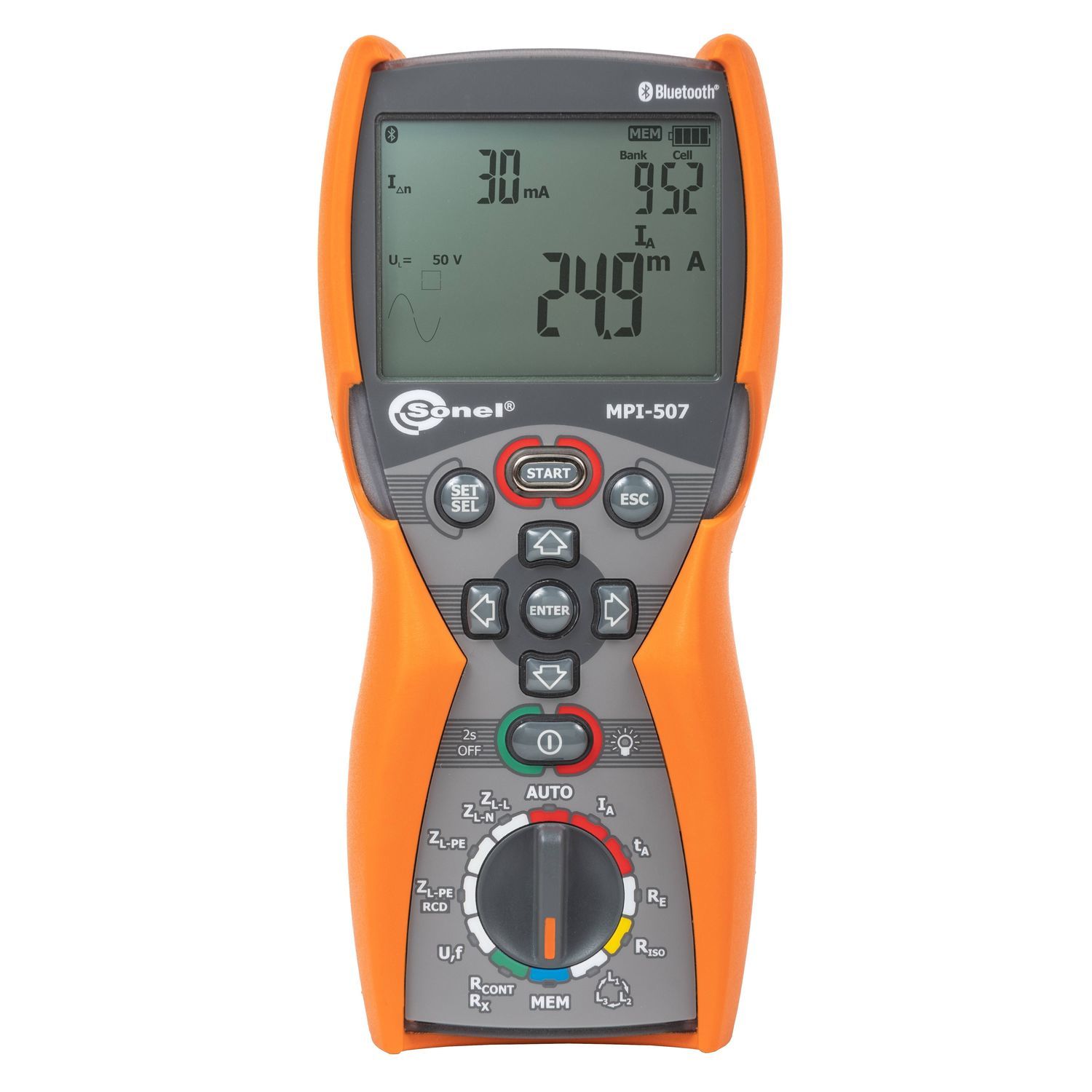 Electrical installation tester - MPI-507 - Sonel SA - voltage ...