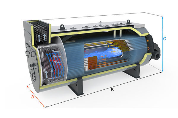 Water Tube Boiler Animation