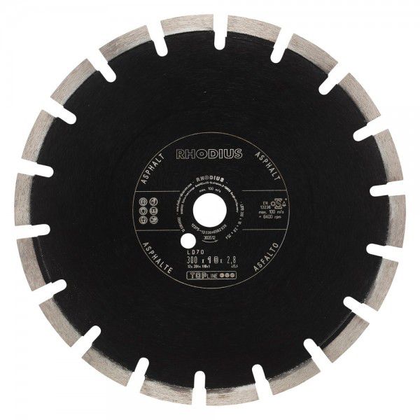 Metal cutting disc - LD70 - RHODIUS - diamond-coated / wet cutting ...
