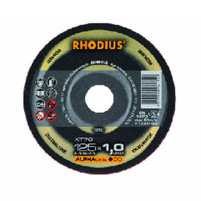 Metal cutting disc - XT70 - RHODIUS - steel / thin