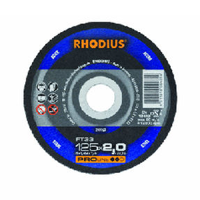 Metal cutting disc - FT33 - RHODIUS - steel